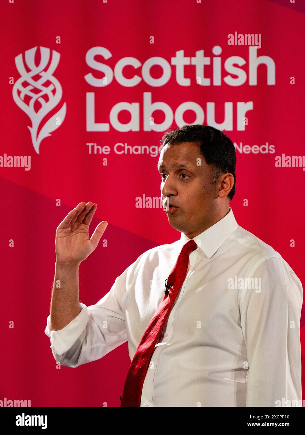 Edinburgh, Scotland, UK. 18th June 2024. Scottish Labour Leader Anas ...