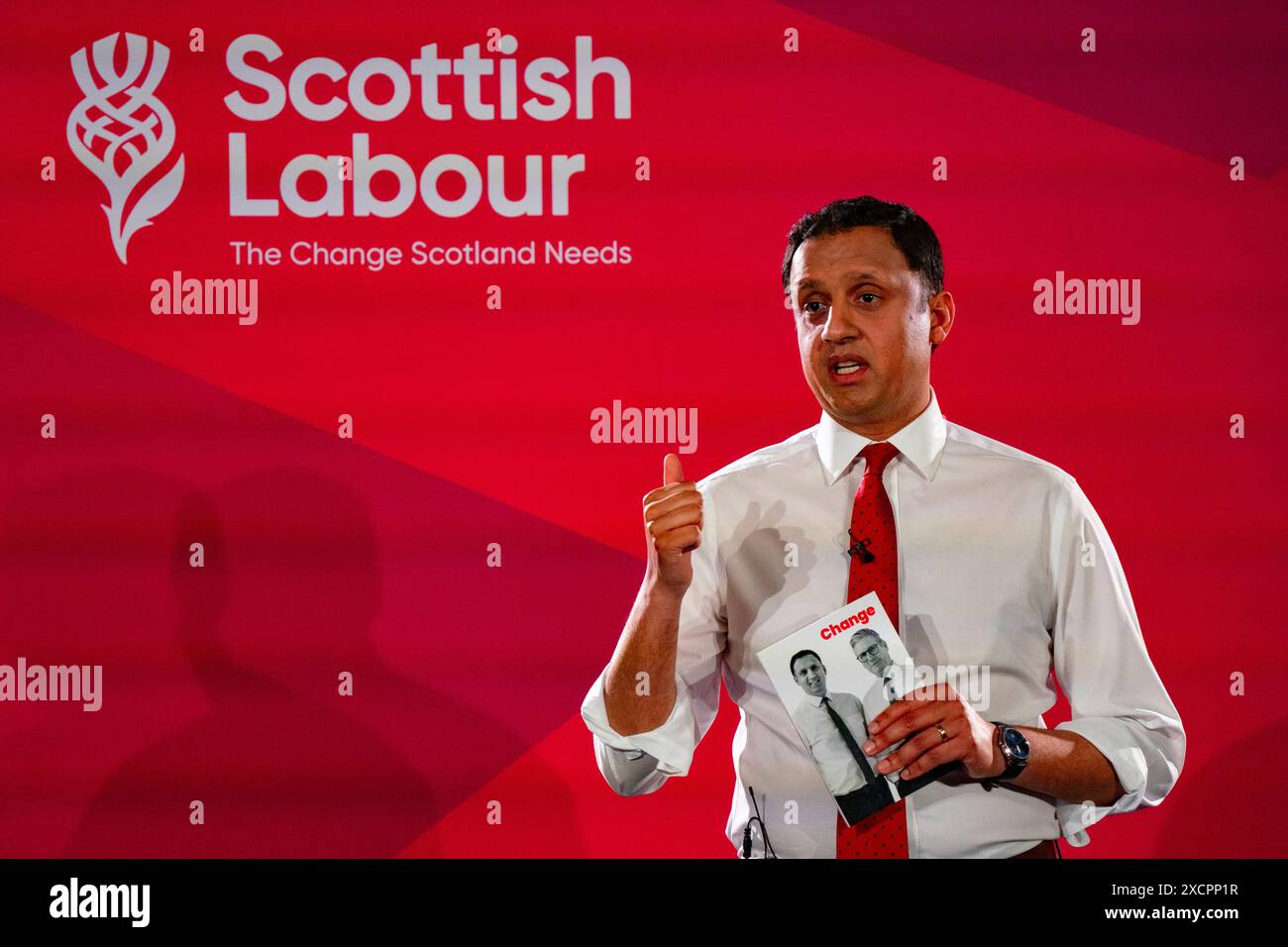 Edinburgh, Scotland, UK. 18th June 2024. Scottish Labour Leader Anas ...