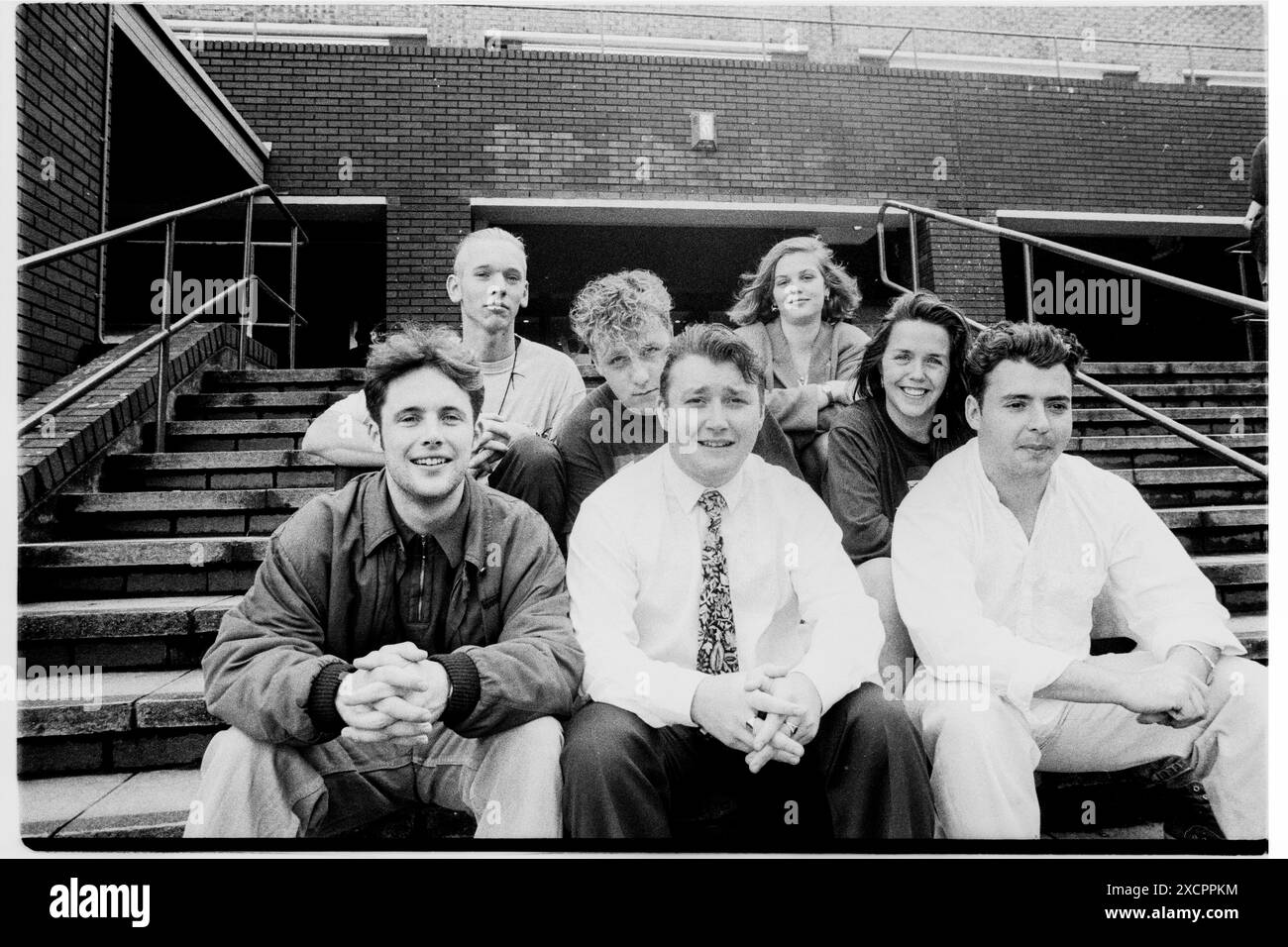 Old and young group uk Black and White Stock Photos & Images - Alamy