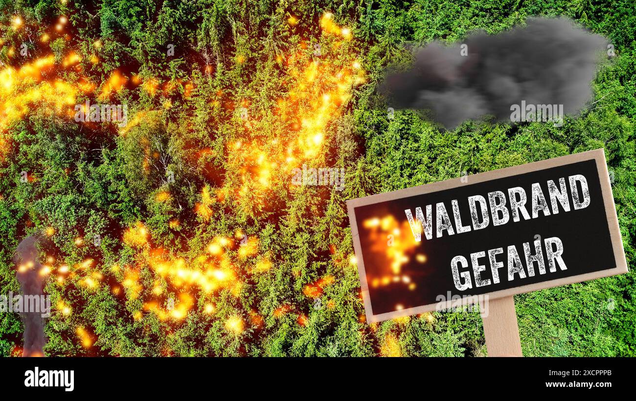 Feuergefahr wald hi-res stock photography and images - Alamy