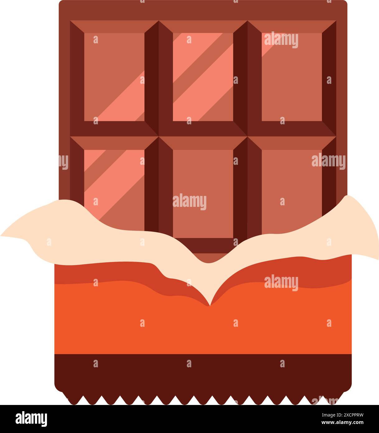 chocolate bar wrapper in paper Stock Vector Image & Art - Alamy