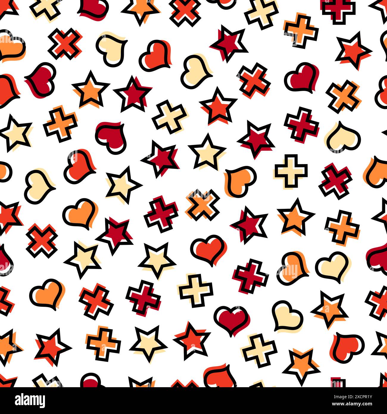 Seamless primitive geometric patterns for tissue and postcards. Trendy ...