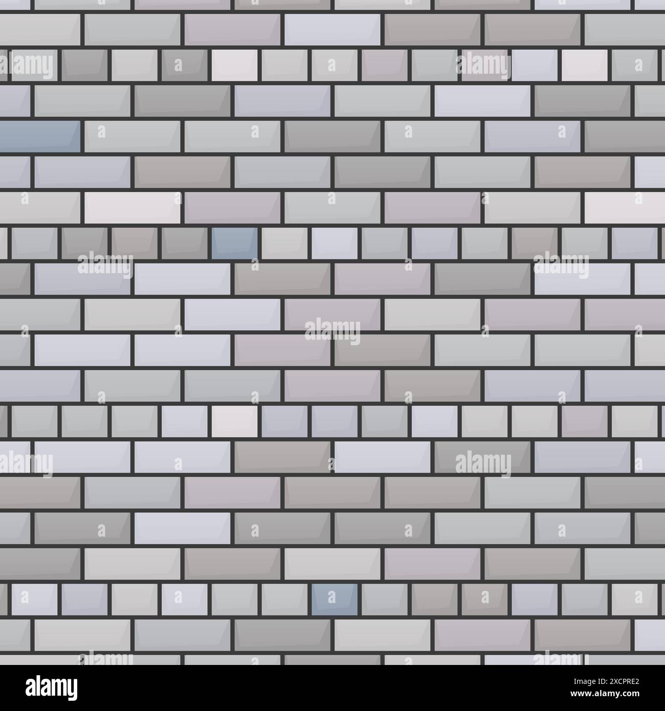 Grey brick wall background. Vector illustration Stock Vector Image ...
