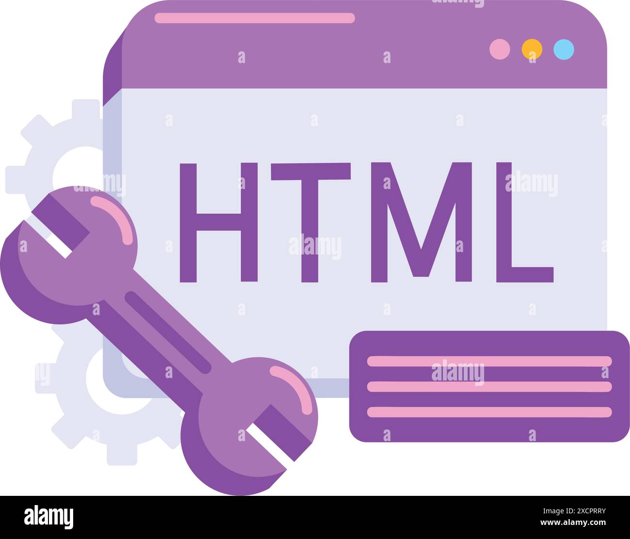 website html code programming Stock Vector Image & Art - Alamy