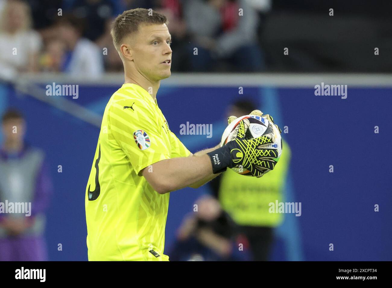 Austria goalkeeper Patrick Pentz during the UEFA Euro 2024, Group D ...