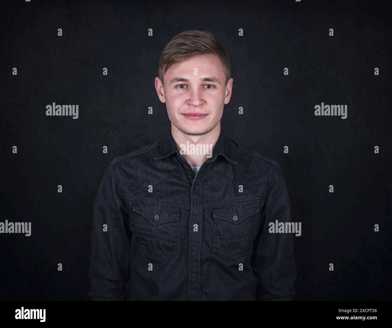 Blond male model hi-res stock photography and images - Alamy