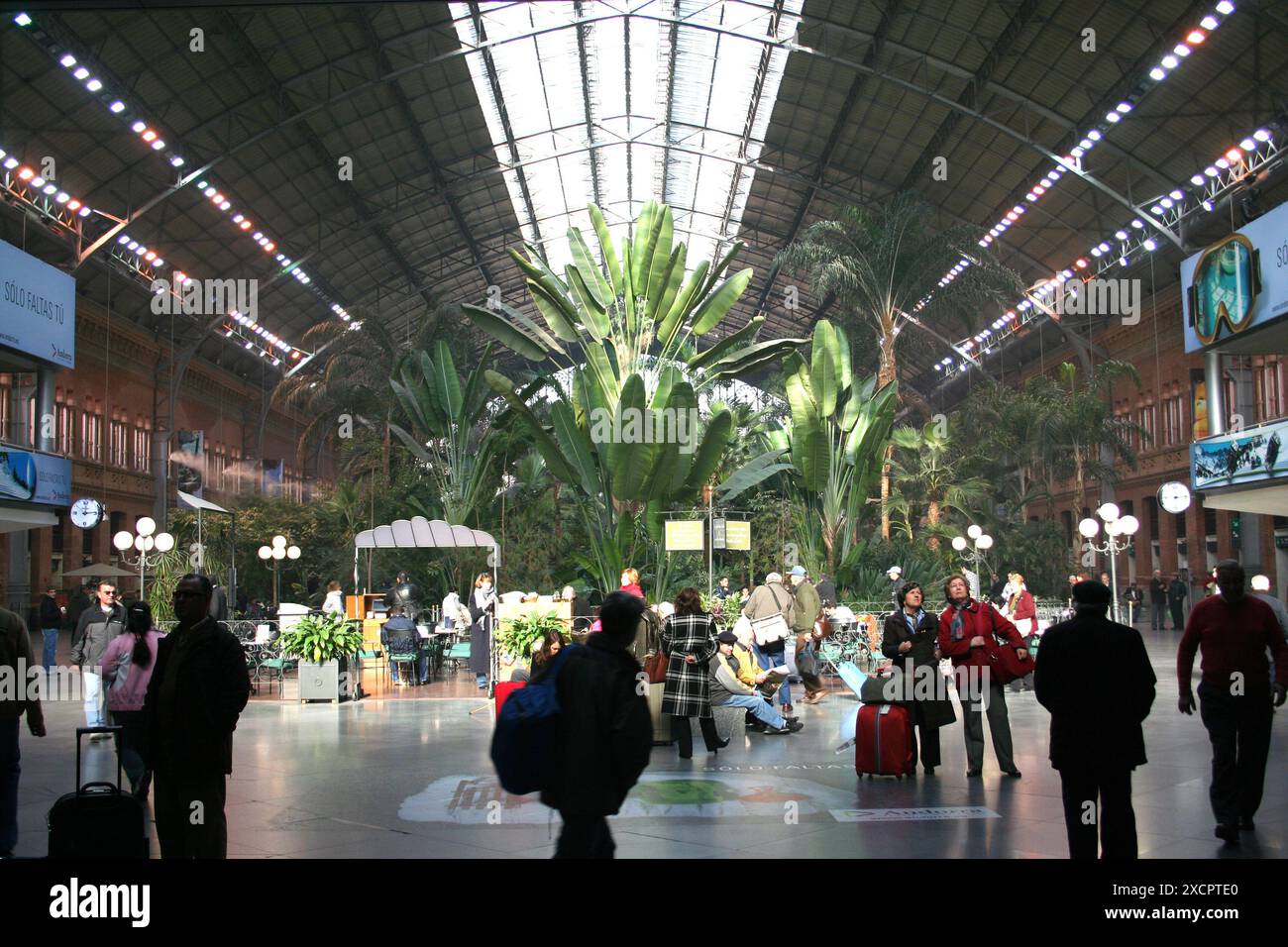 Atocha station madrid interior hi-res stock photography and images - Alamy