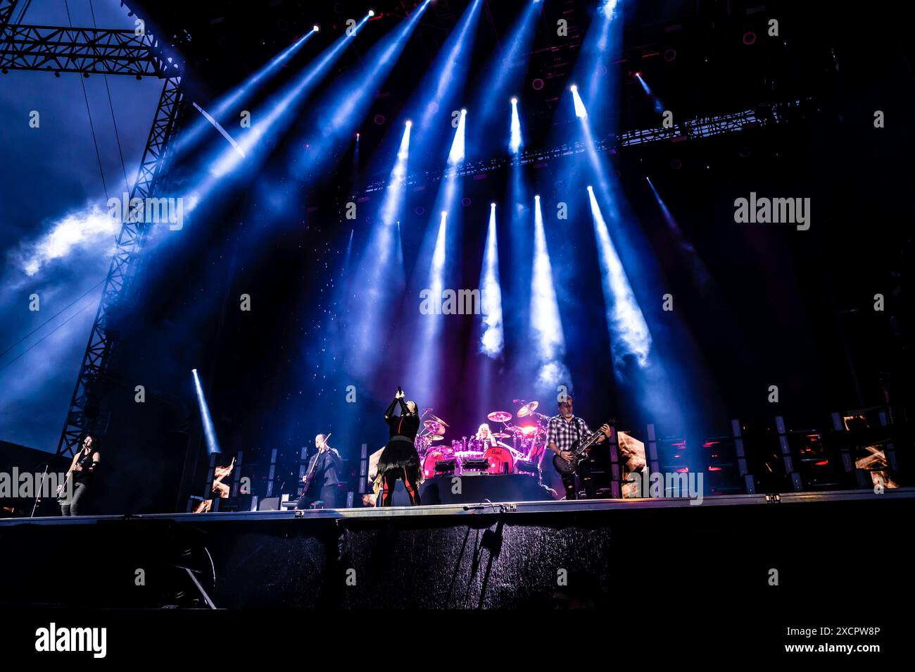 Italy, 12 June 2024 Evanescence live at Fiera Milano Live, RHO - Milan ...