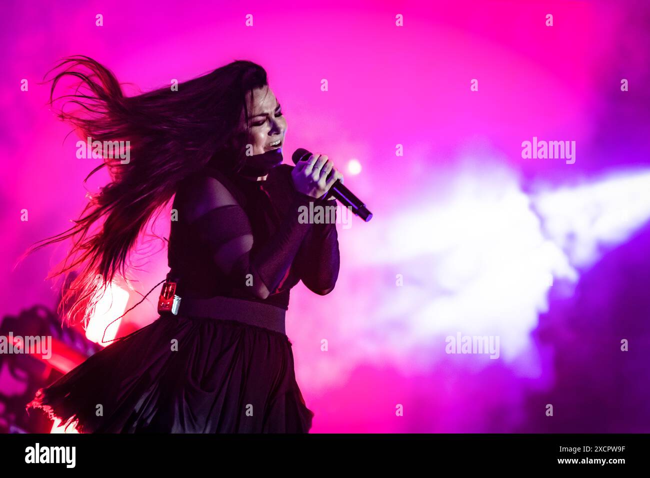 Italy, 12 June 2024 Evanescence live at Fiera Milano Live, RHO - Milan ...