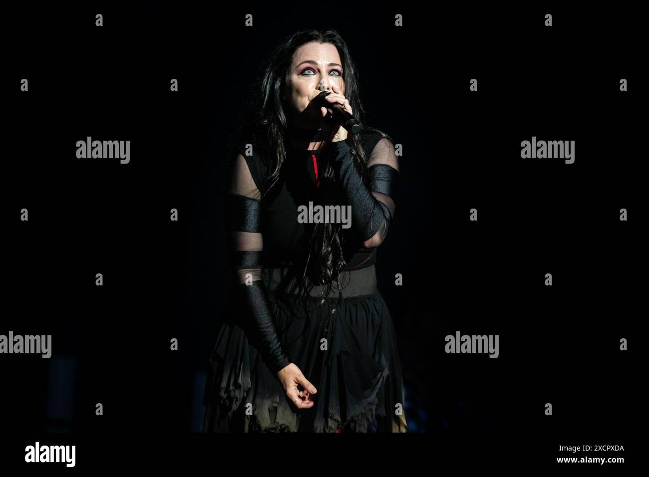 Italy, 12 June 2024 Evanescence live at Fiera Milano Live, RHO - Milan ...