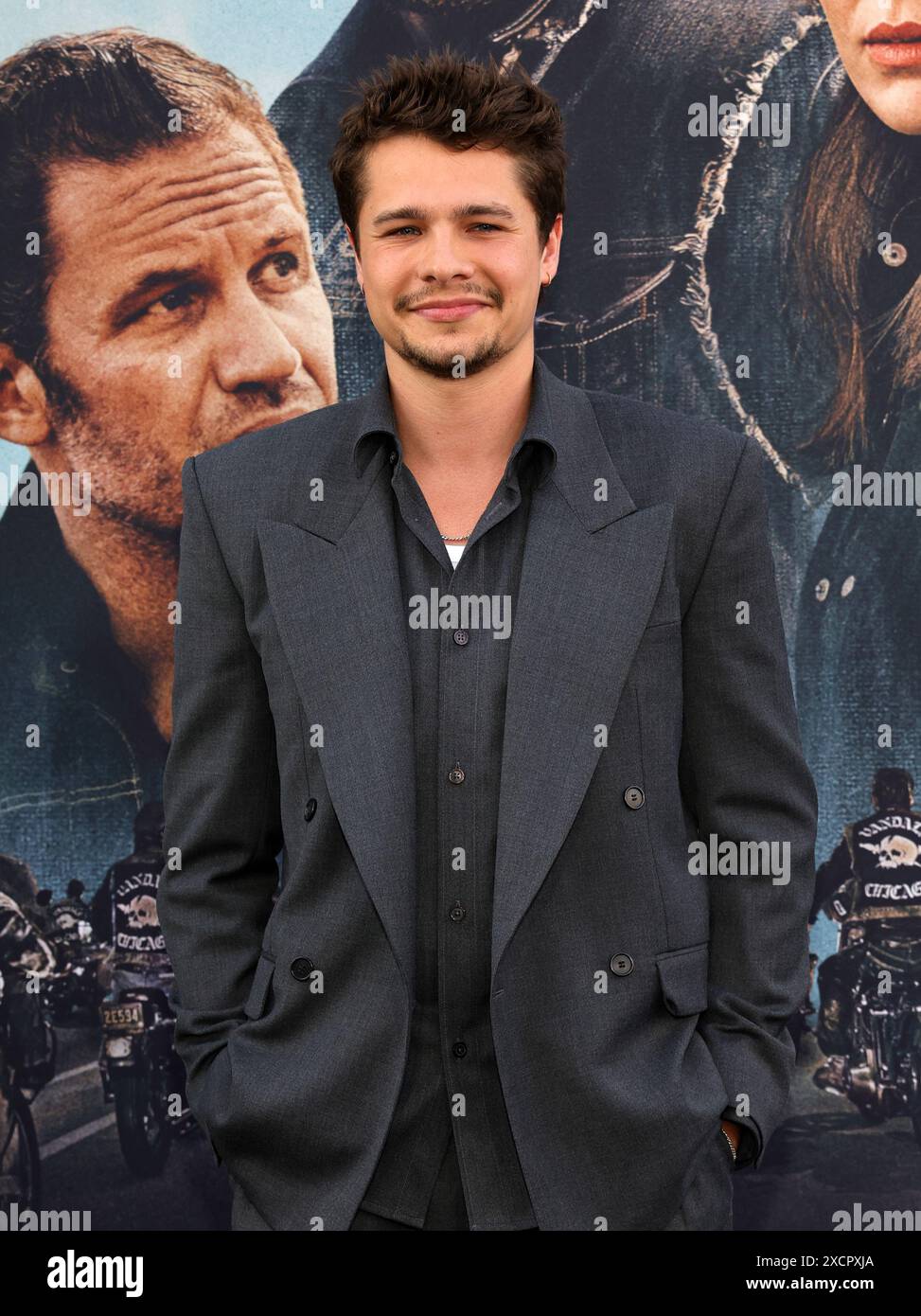 Hollywood, Ca. 17th June, 2024. Toby Wallace at The Bikeriders LA Premiere at the TCL Chinese ...
