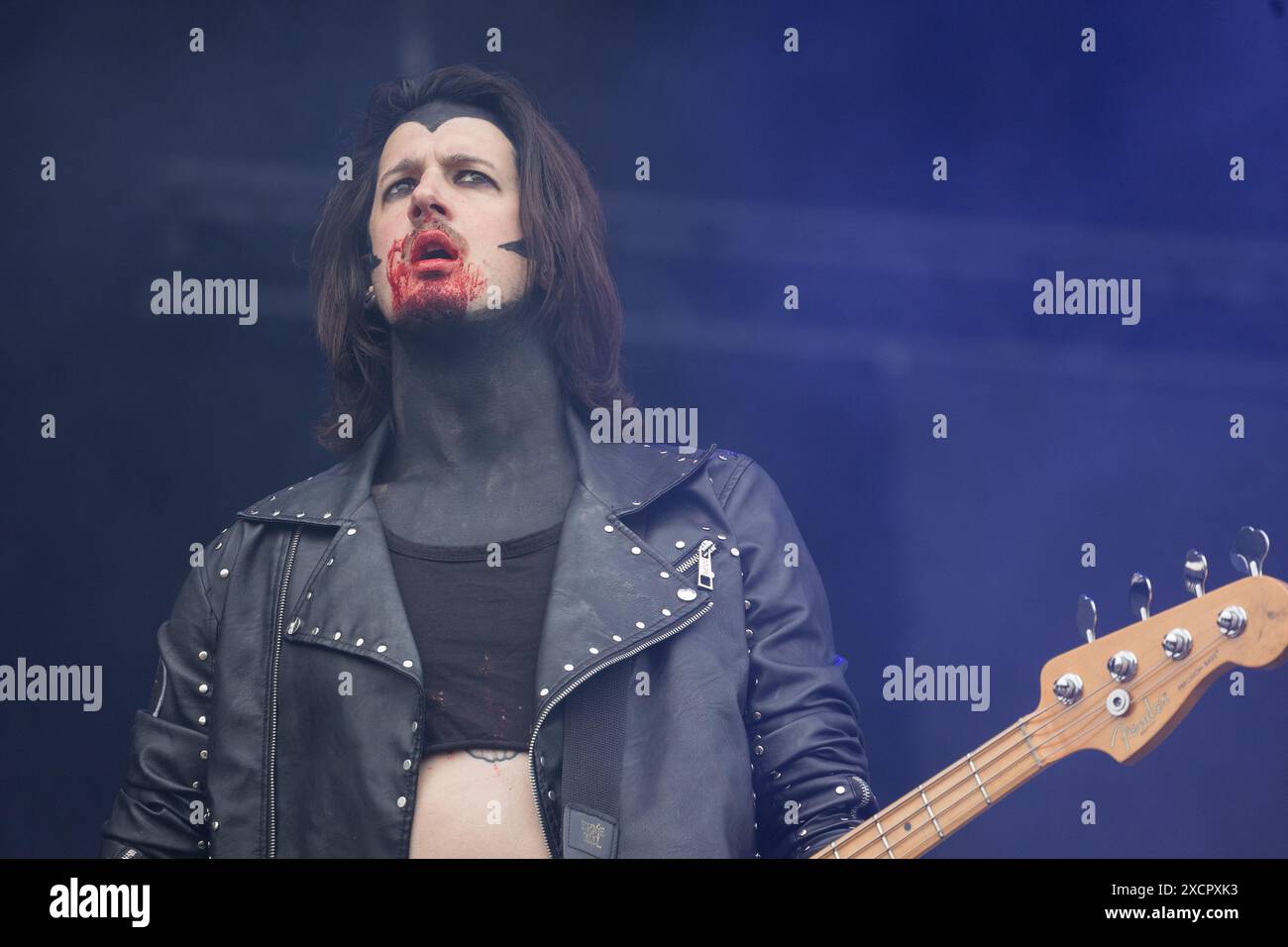Leicestershire, UK. Sunday June 16, 2024. Sean Scott of Creeper ...