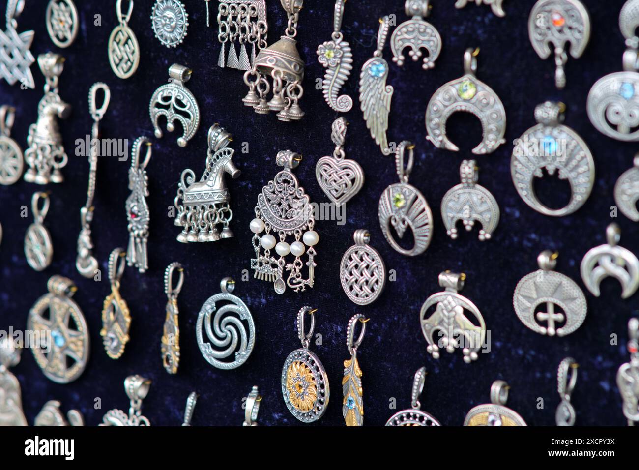 The shop's display of precious jewels offers a glimpse of timeless ...