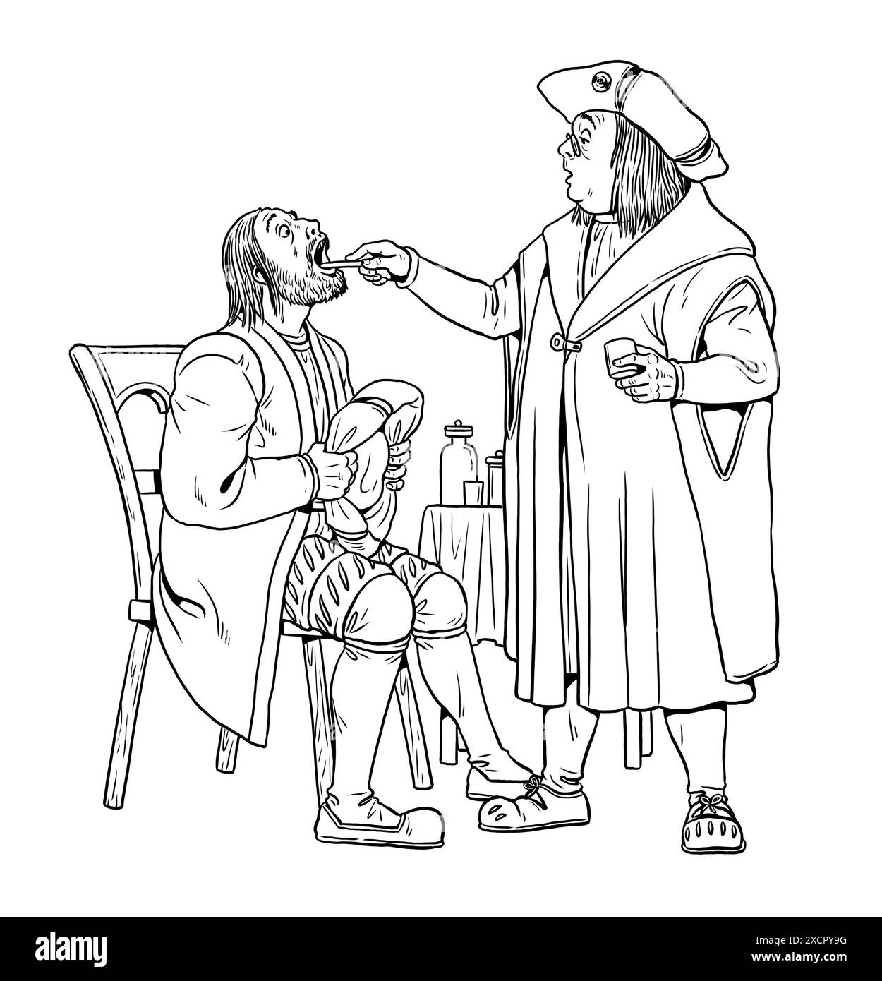 Dental hygiene drawing hi-res stock photography and images - Alamy