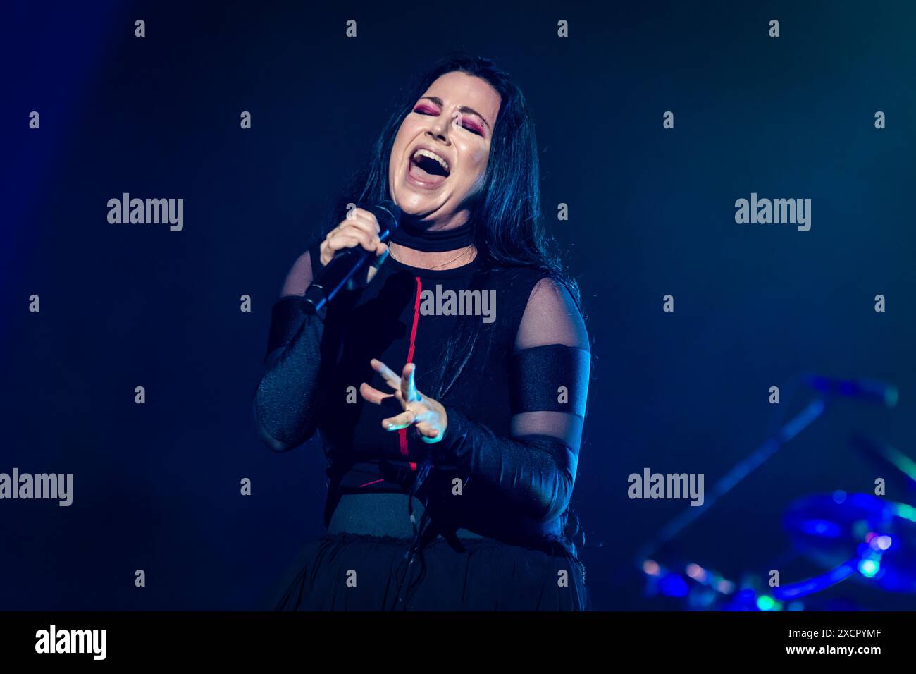 Italy, 12 June 2024 Evanescence live at Fiera Milano Live, RHO - Milan ...