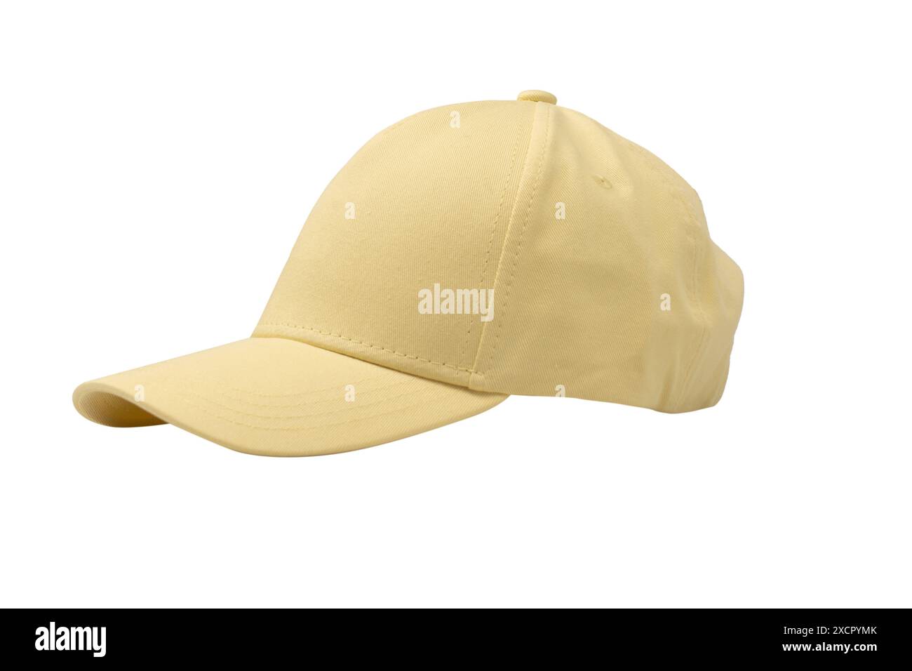Yellow cap isolated on white background Stock Photo - Alamy