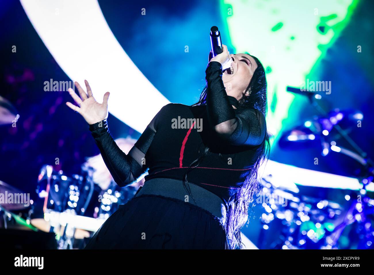 Italy, 12 June 2024 Evanescence live at Fiera Milano Live, RHO - Milan ...