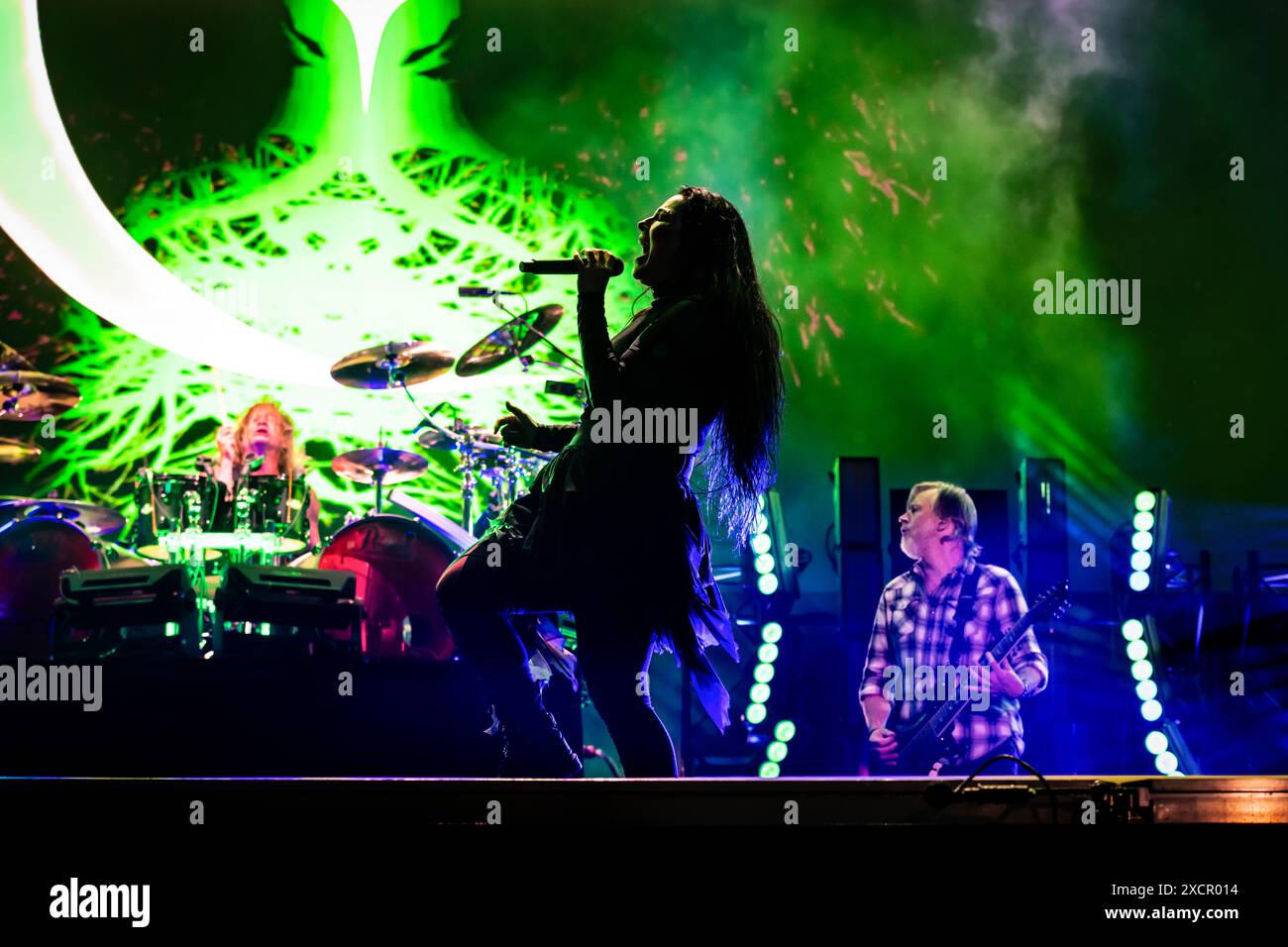 Italy, 12 June 2024 Evanescence live at Fiera Milano Live, RHO - Milan ...