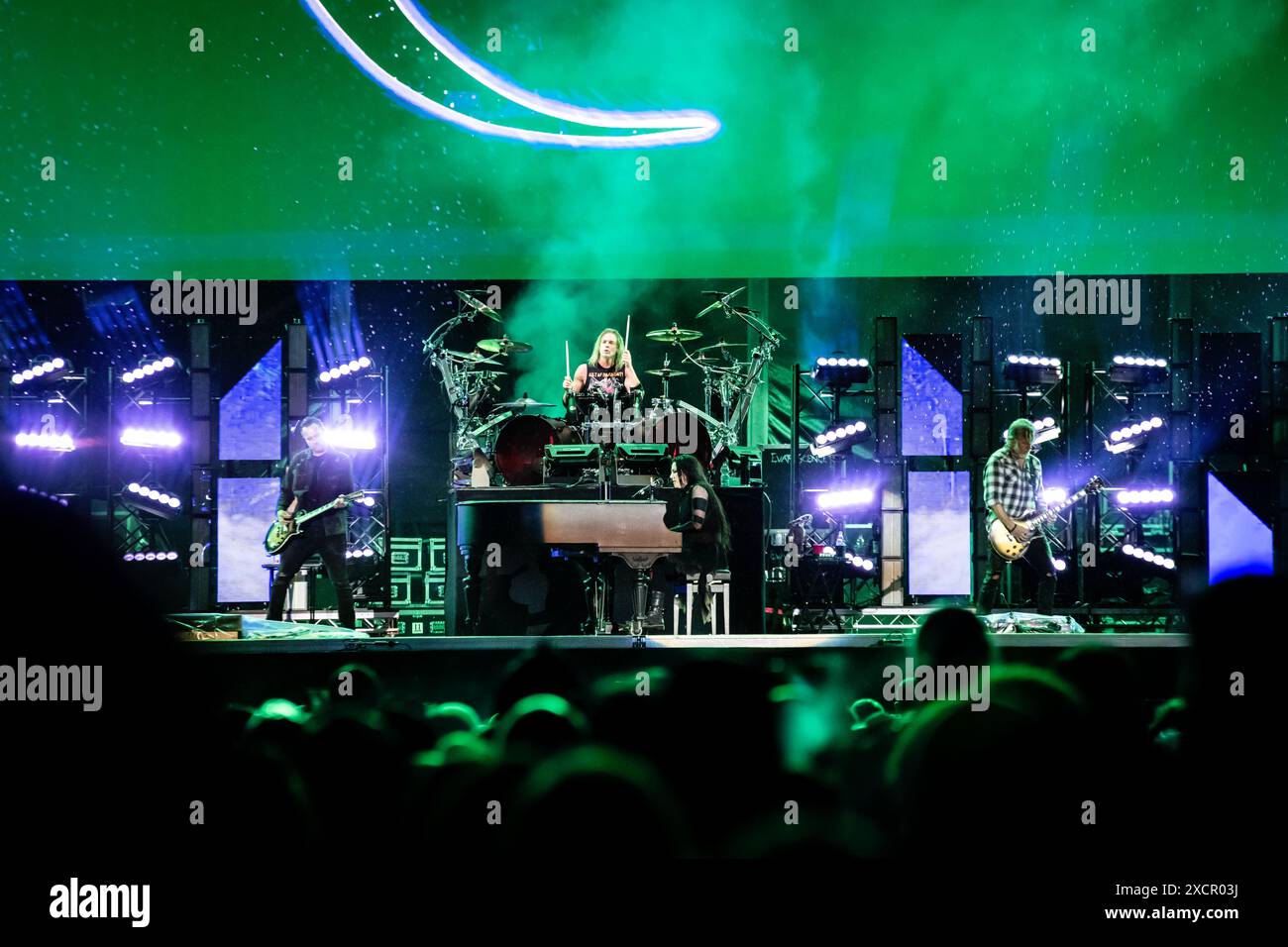 Italy, 12 June 2024 Evanescence live at Fiera Milano Live, RHO - Milan ...