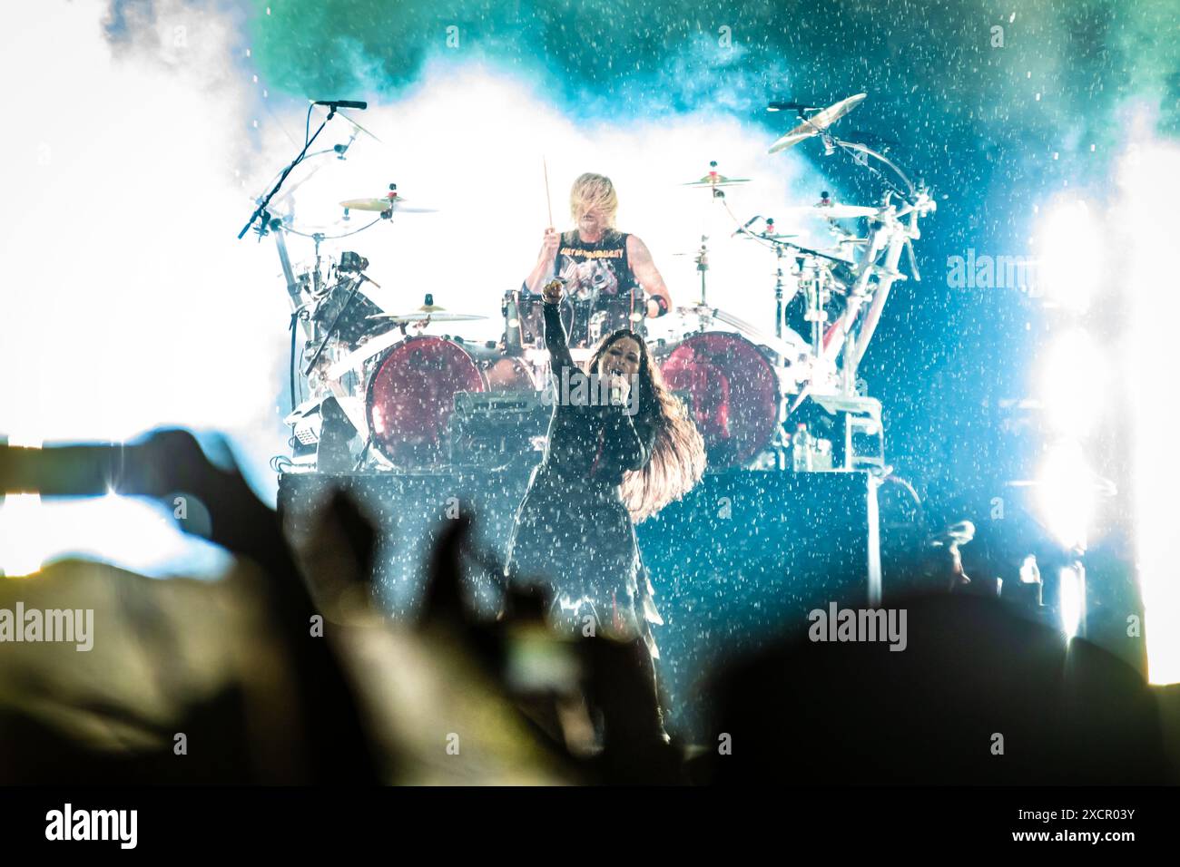 Italy, 12 June 2024 Evanescence live at Fiera Milano Live, RHO - Milan ...