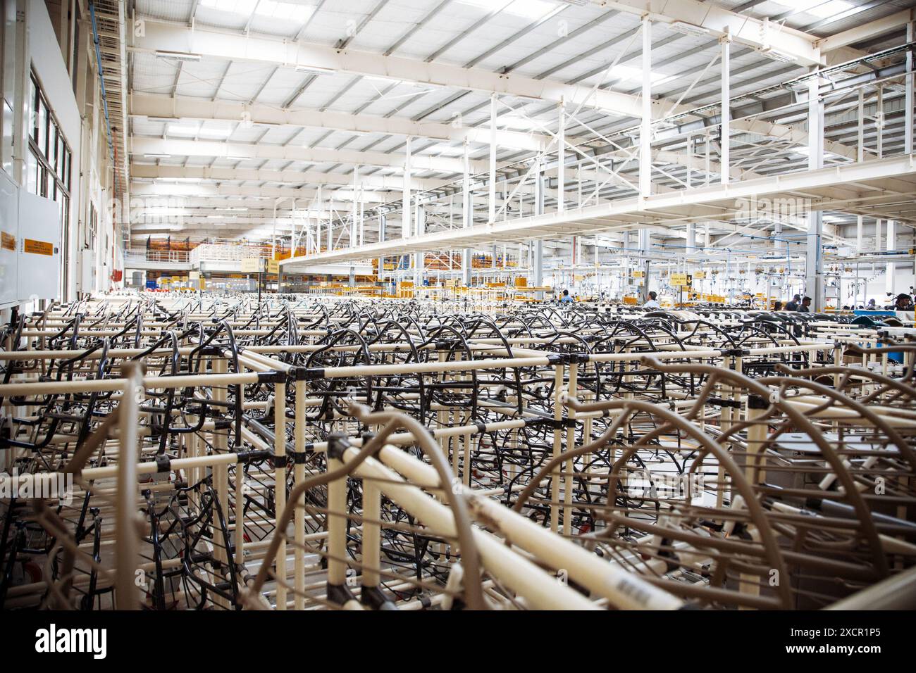 Reportage shot at the Royal Enfield Motorcycle Factory in Chennai ...