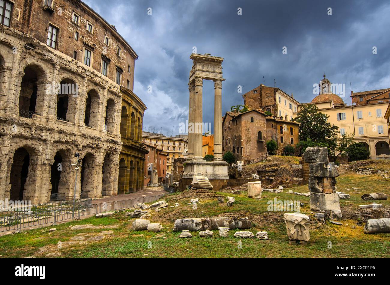Temple of Apollo Sosianus and the Theatre of Marcellus - Rome, Italy ...