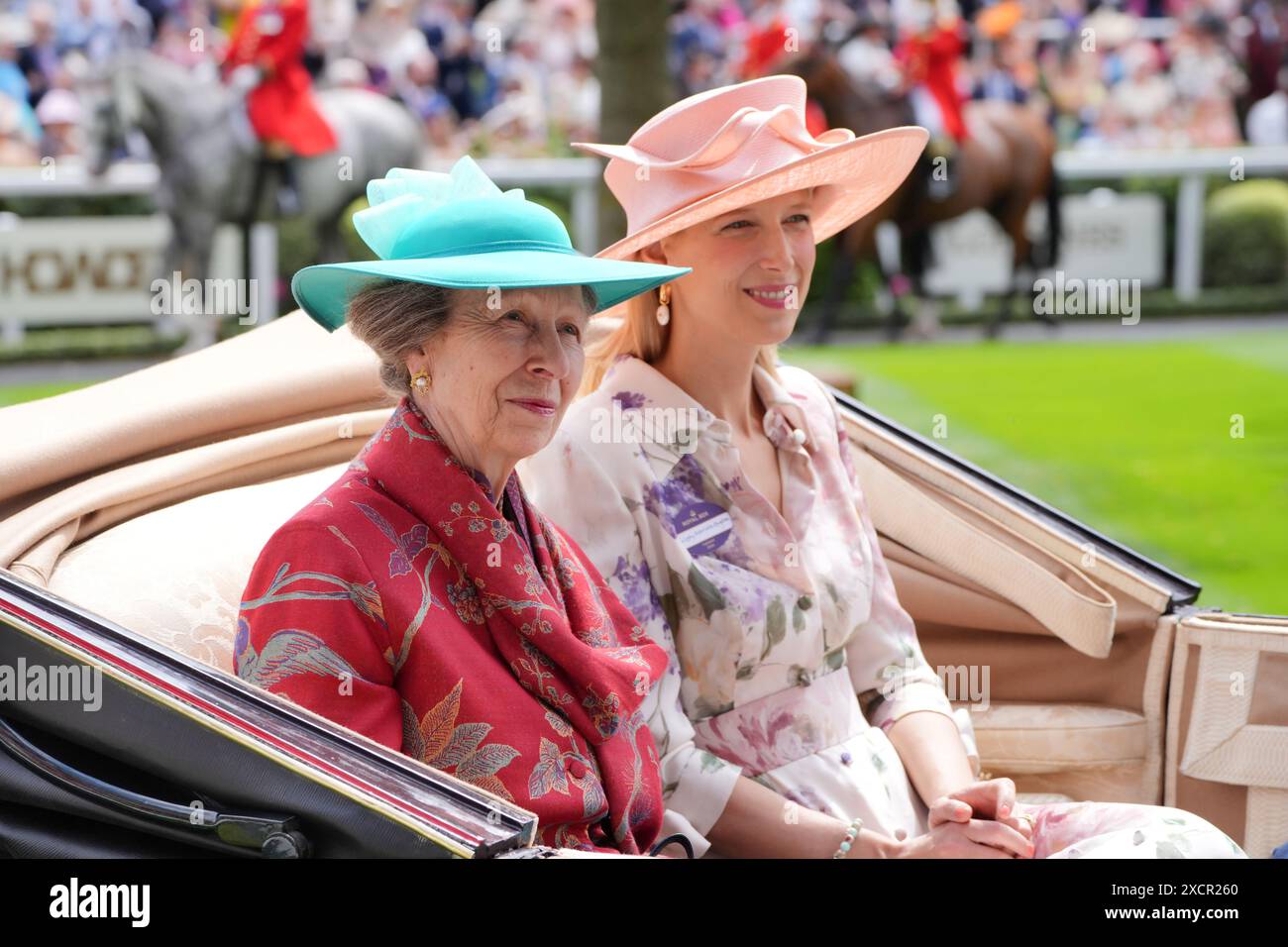 The Princess Royal and Lady Gabriella Kingston arrive on day one of ...