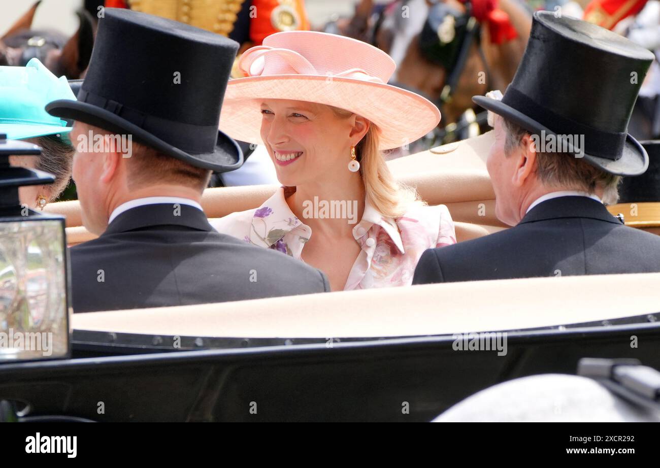 Lady Gabriella Kingston arrives on day one of Royal Ascot at Ascot ...