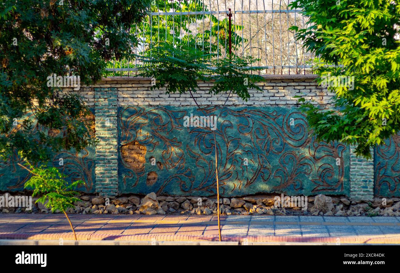 Texture of painted stone walls hi-res stock photography and images - Alamy