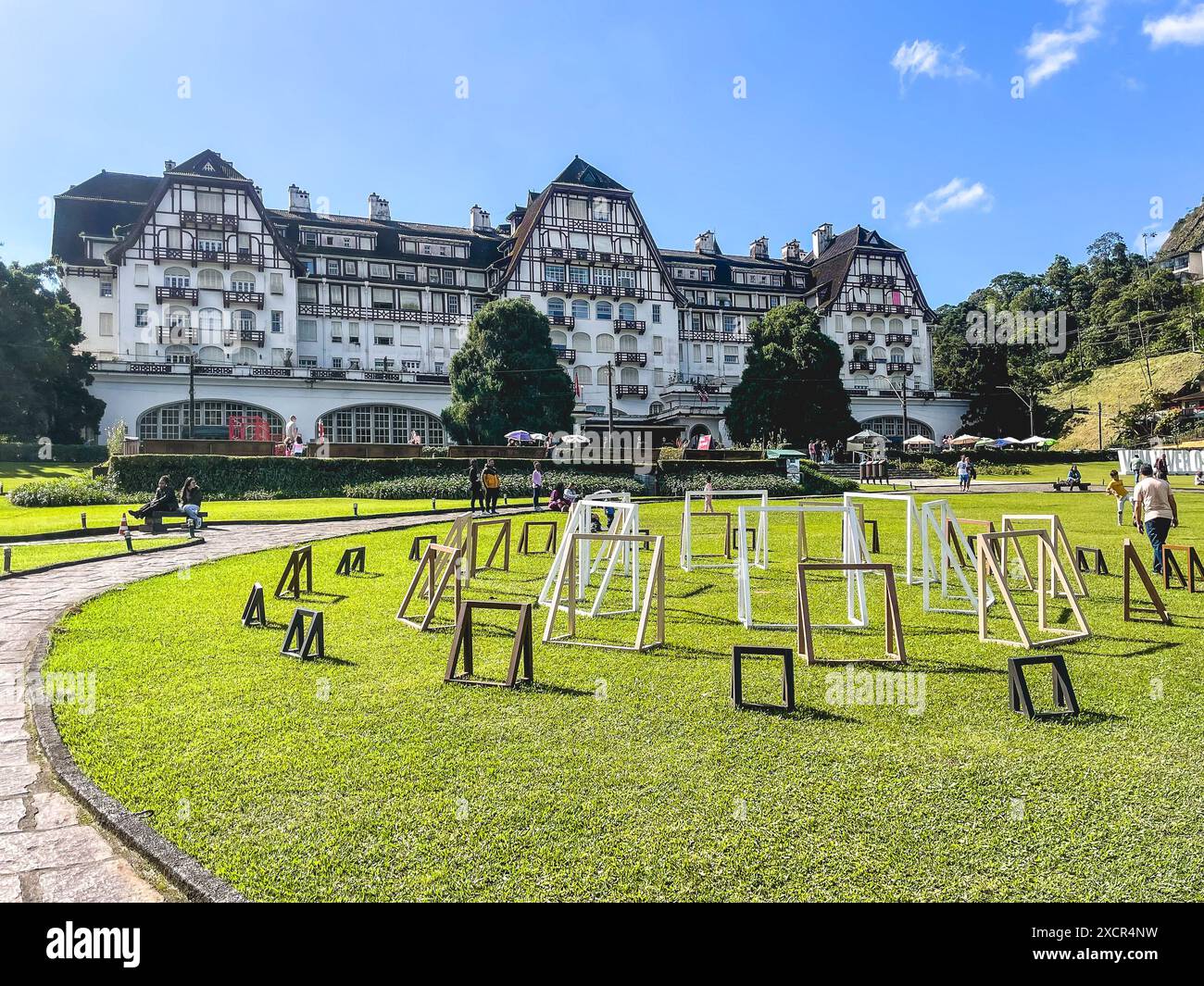 Quitandinha Palace, Historic building at Petropolis, Rio de Janeiro ...