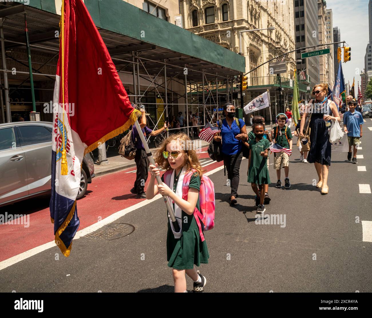 Students from the Brooklyn Prospect Charter School march in the annual ...