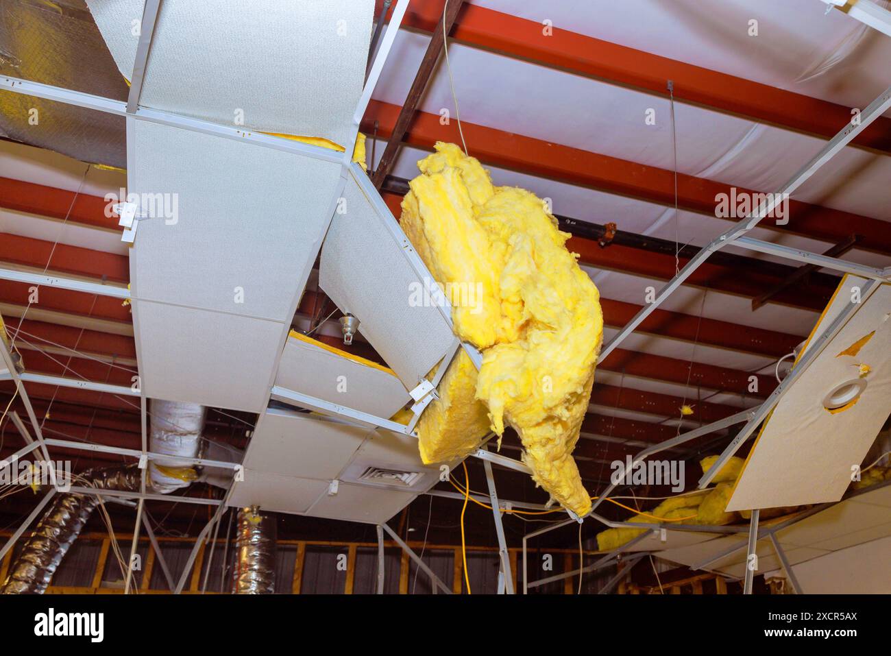 Damaged ceilings during renovations of commercial premises are ...