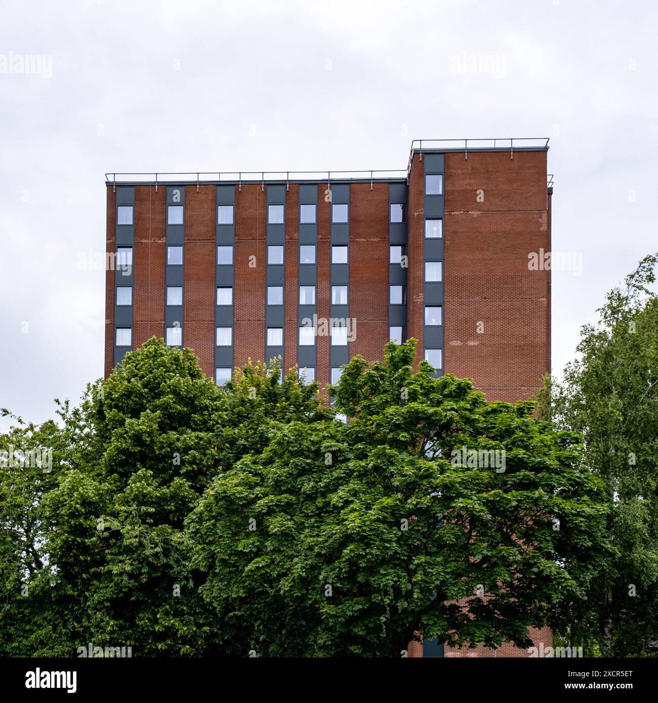 Waverley Court high rise apartments UK Stock Photo - Alamy