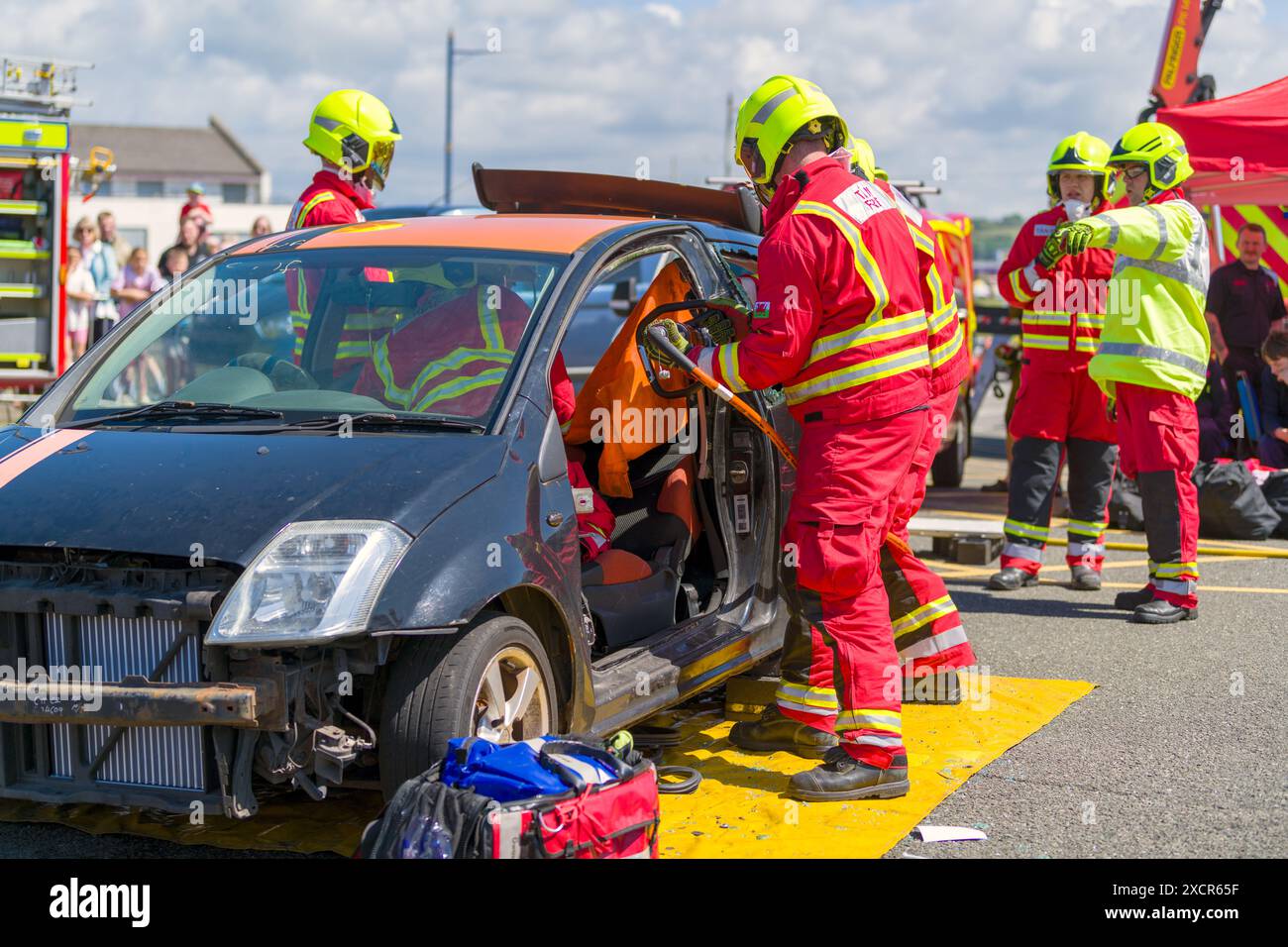 The incident commander directs his fire team at Rescue Fest 2024 ...