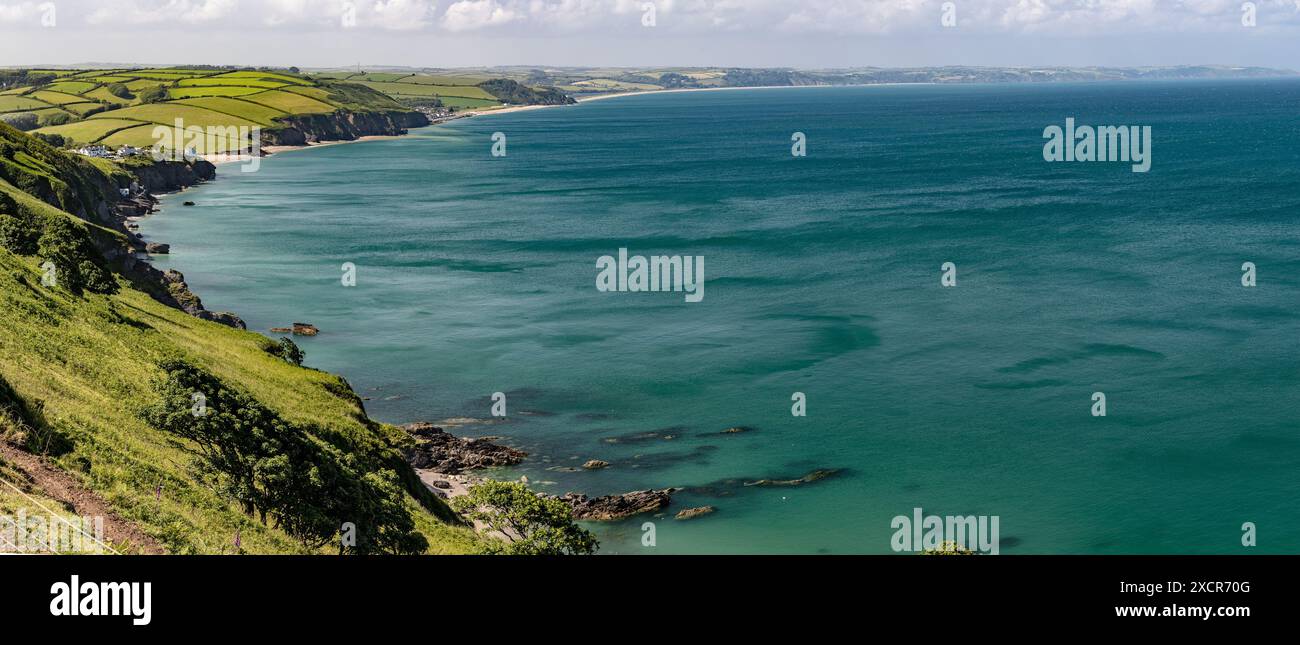 start point dorset looking north Stock Photo - Alamy