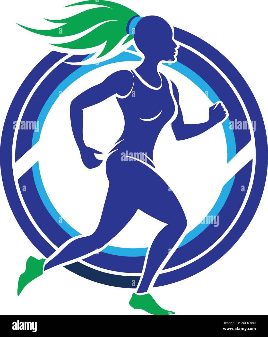 Women s marathon Stock Vector Images - Alamy