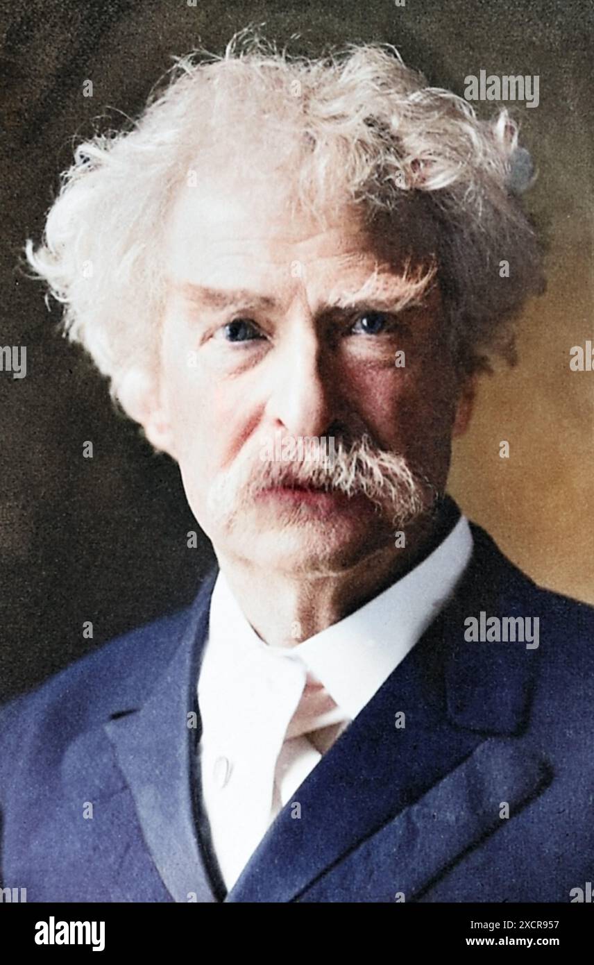 Samuel Langhorne Clemens AKA Mark Twain (1835 - 1910) was a famous and ...