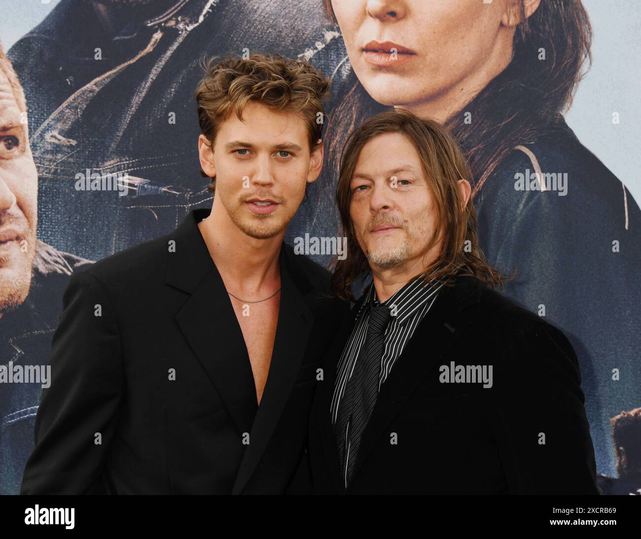 HOLLYWOOD, CALIFORNIA - JUNE 17: (L-R) Austin Butler and Norman Reedus ...