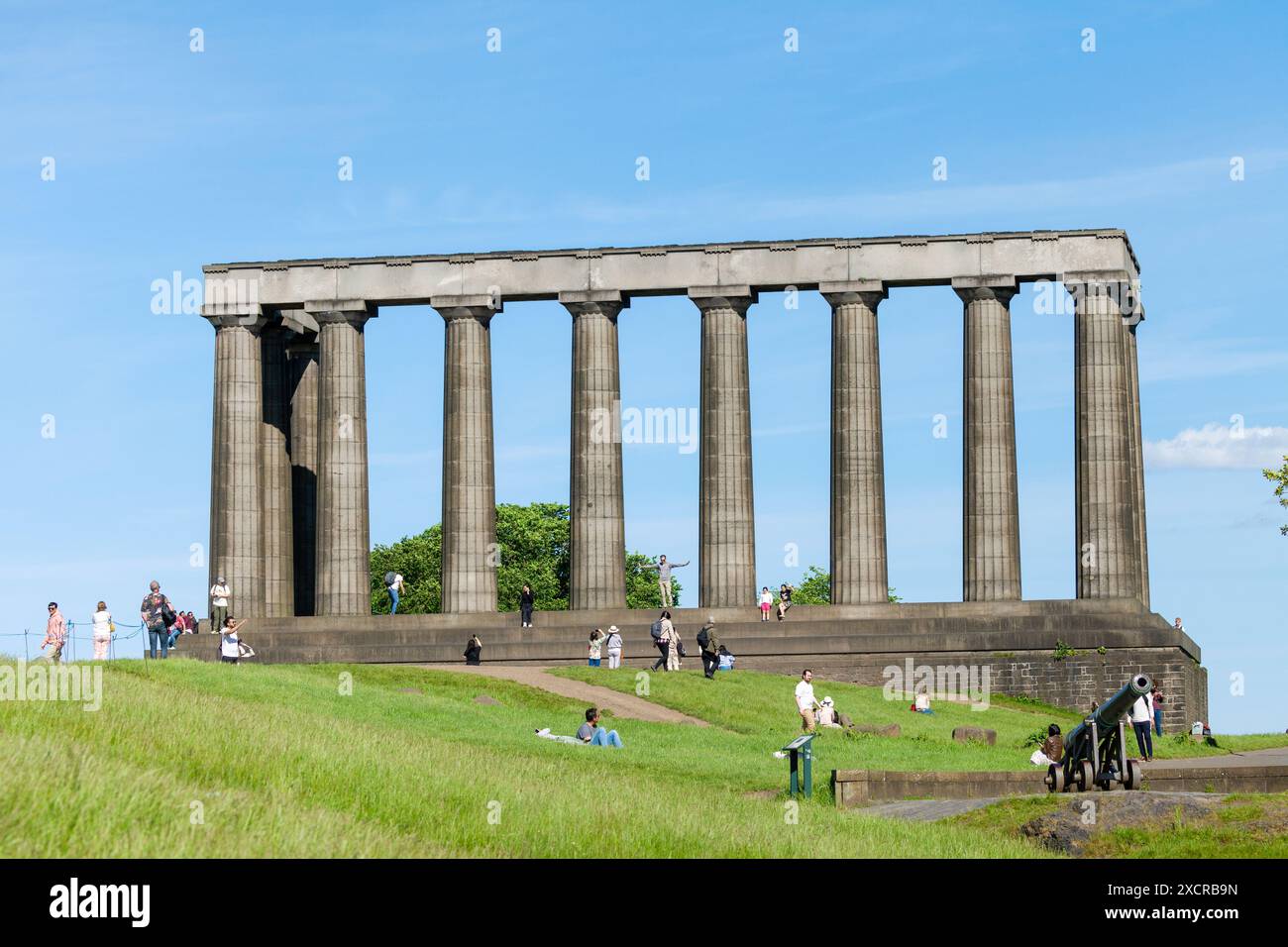 National Monument of Scotland, on Calton Hill, Edinburgh, Scotland's ...