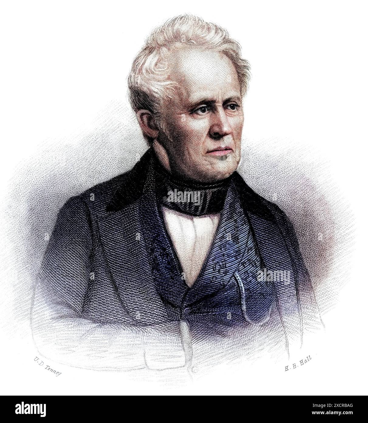 Benjamin Silliman, American Chemist Stock Photo - Alamy