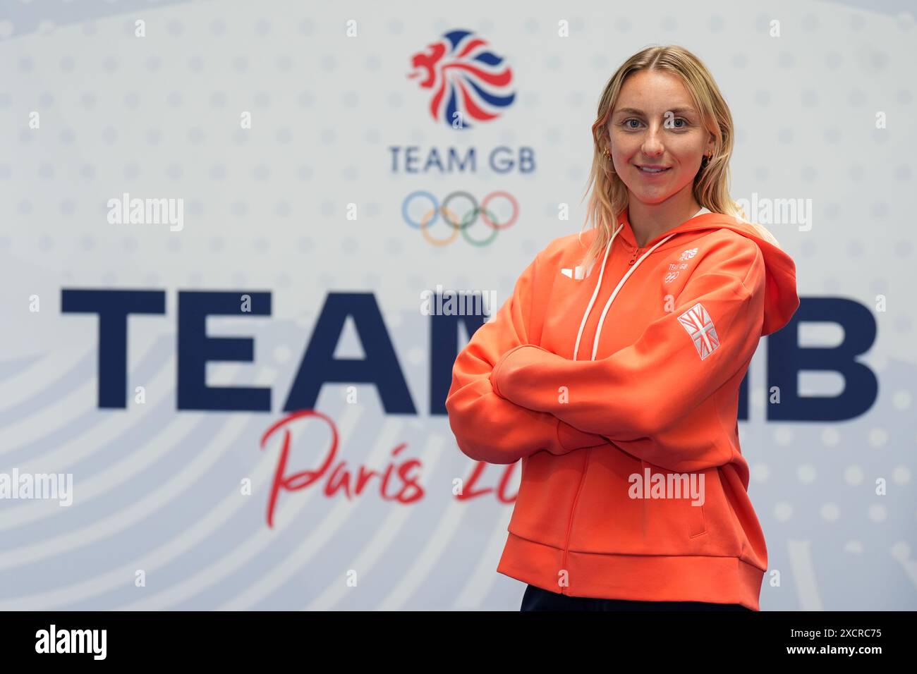 Hannah French during a Team GB kitting out session for the Paris ...
