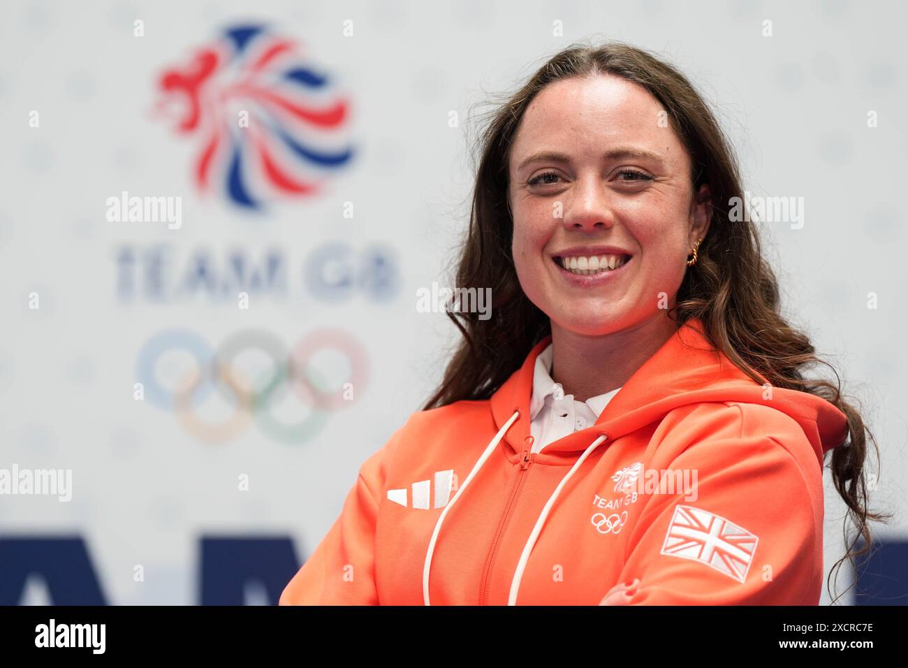 Grace Balsdon during a Team GB kitting out session for the Paris ...