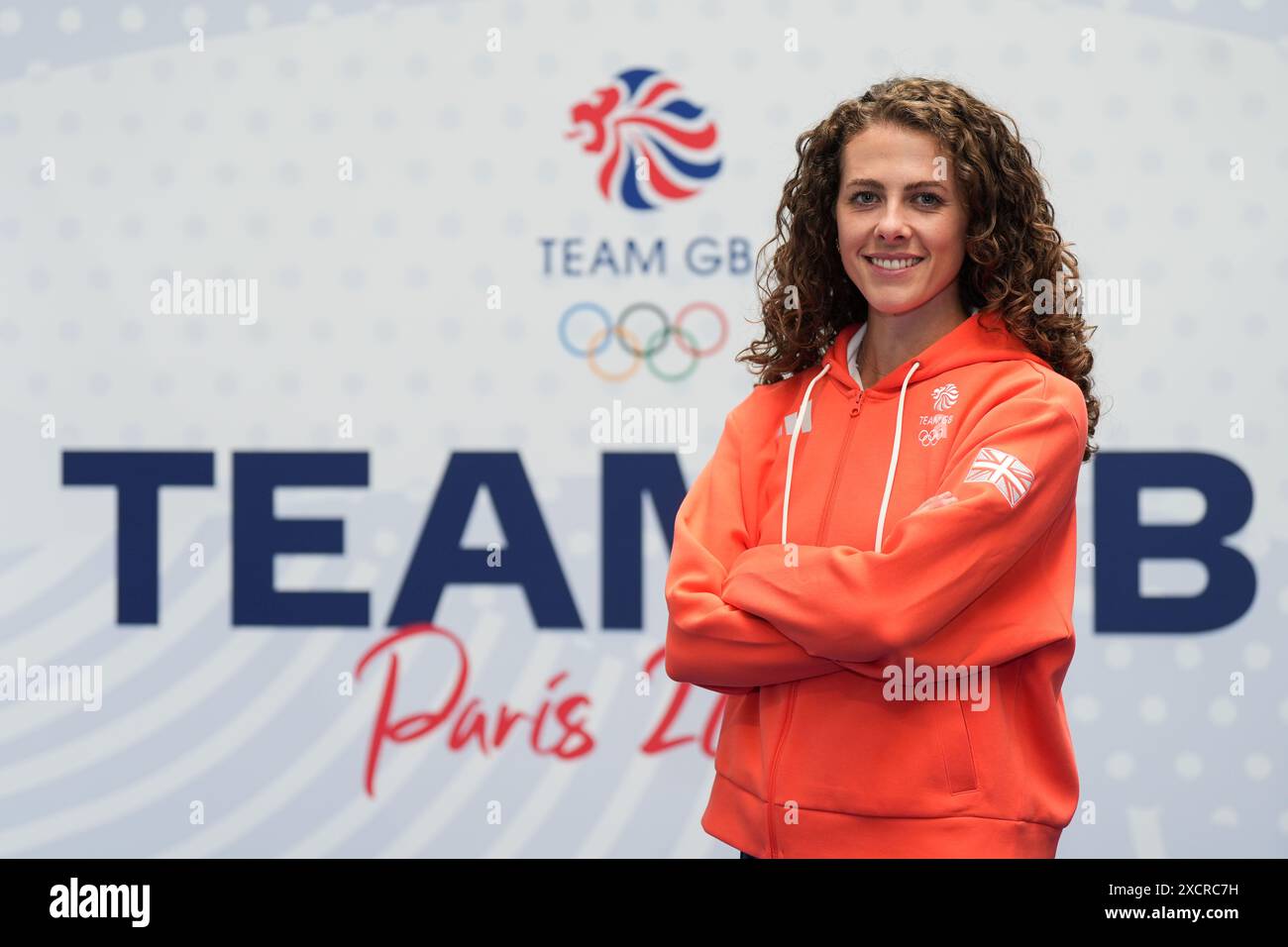Anna Toman during a Team GB kitting out session for the Paris Olympics ...