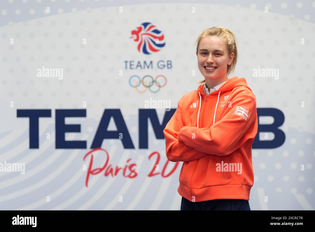 Charlotte Watson during a Team GB kitting out session for the Paris ...