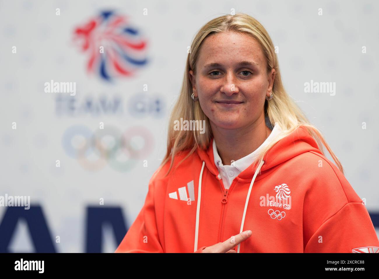 Sophie Hamilton during a Team GB kitting out session for the Paris ...