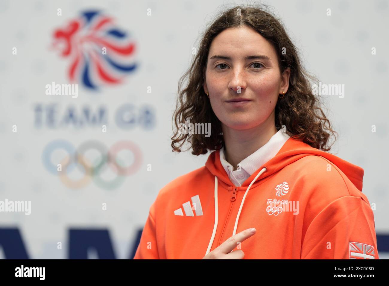 Miriam Pritchard during a Team GB kitting out session for the Paris ...