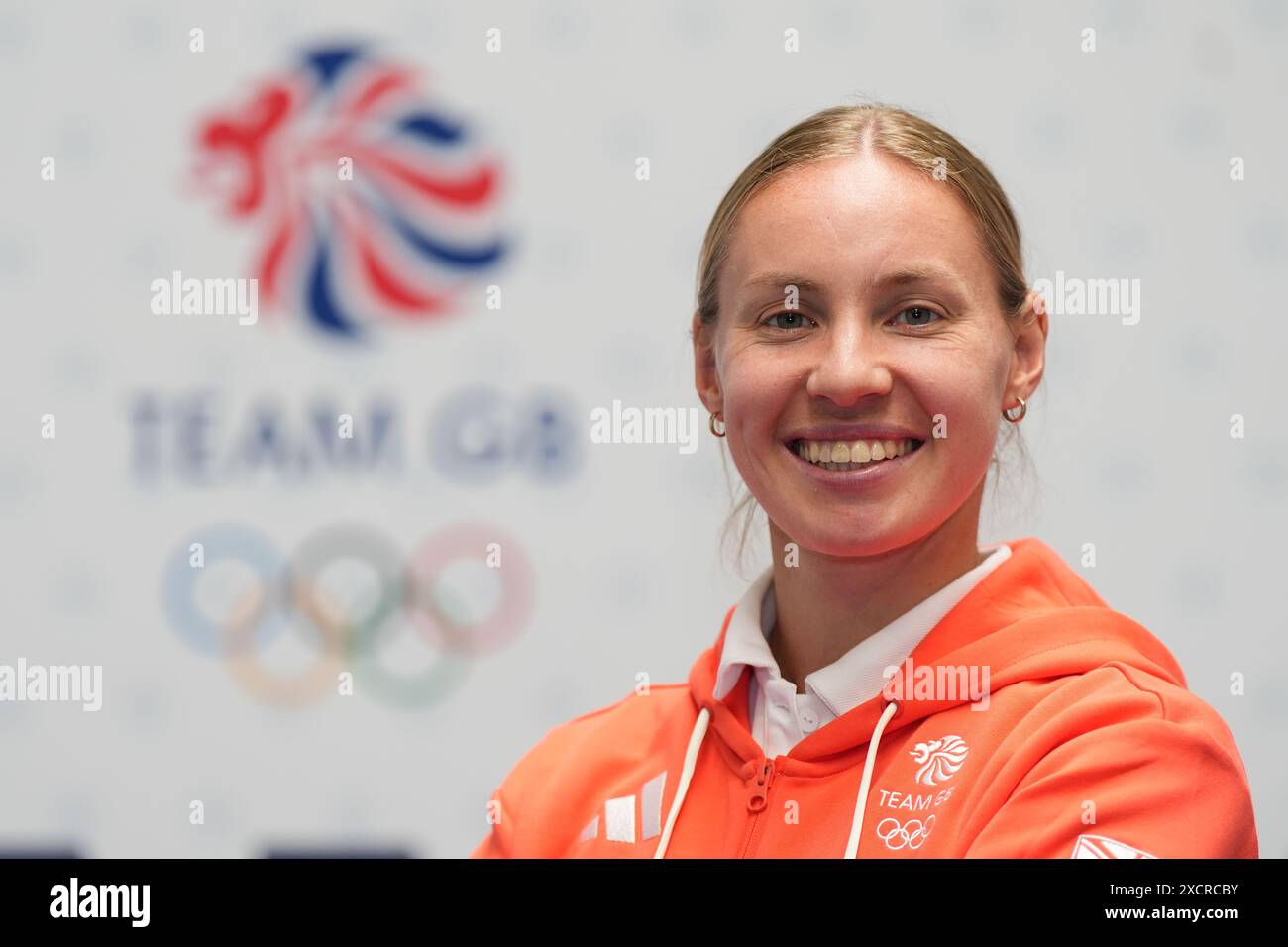Sarah Robertson during a Team GB kitting out session for the Paris ...