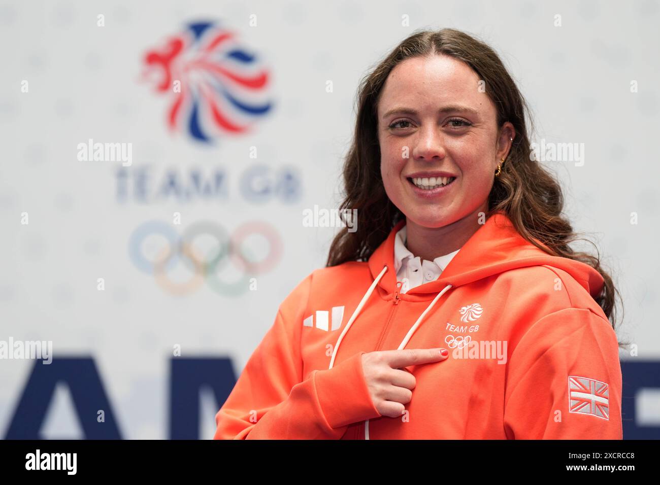 Grace Balsdon during a Team GB kitting out session for the Paris ...