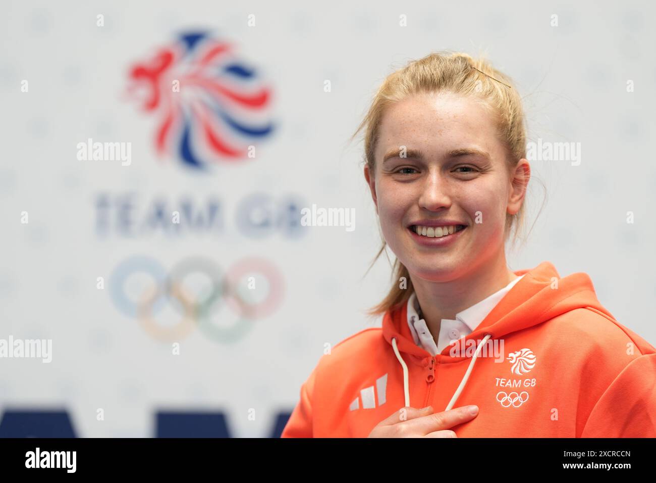 Charlotte Watson during a Team GB kitting out session for the Paris ...