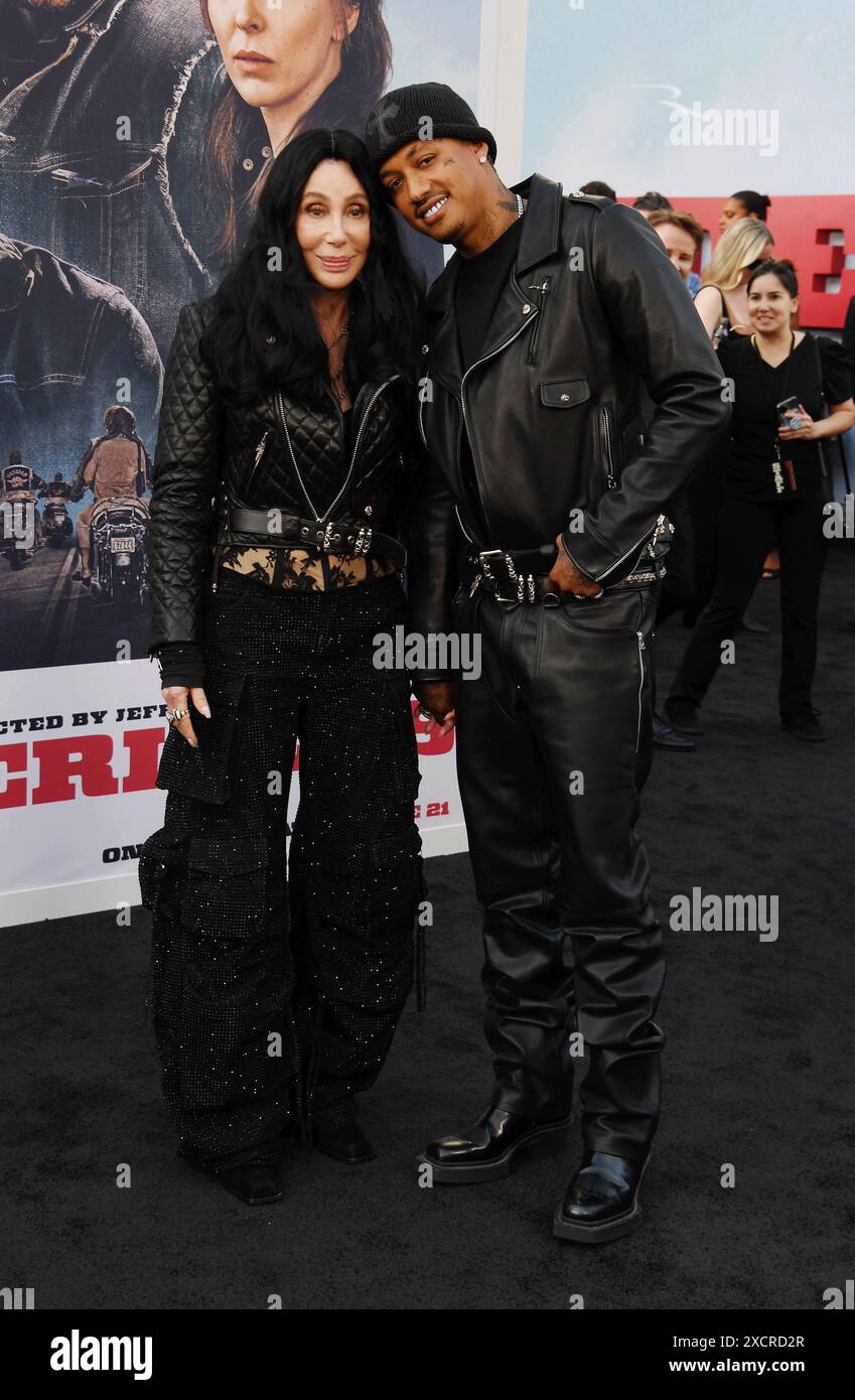 HOLLYWOOD, CALIFORNIA - JUNE 17: (L-R) Cher and Alexander Edwards ...